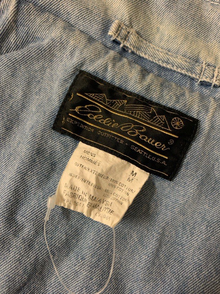 Vintage 1950 Heritage Denim Work Jacket with Zipper and Multi-pockets ...