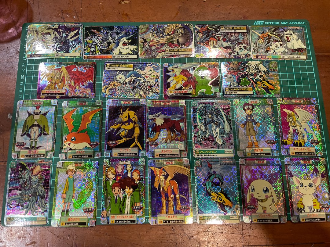 Vintage kad digimon, Hobbies & Toys, Toys & Games on Carousell