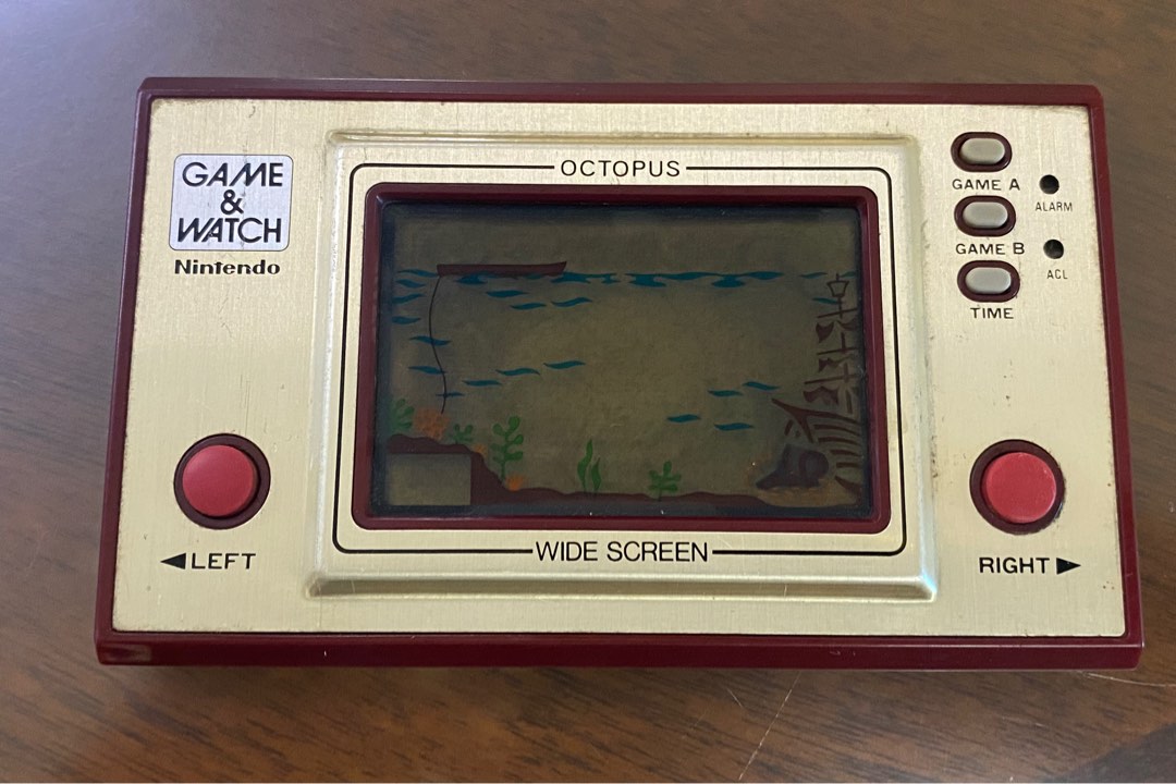Vintage Nintendo Game & Watch Octopus - Authentic From Japan ...