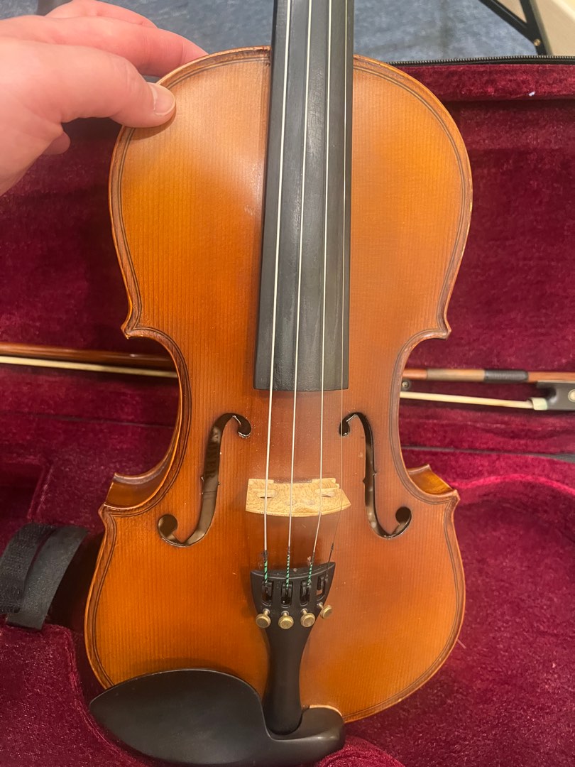 Sandner Violin Full Size 4/4, Hobbies & Toys, Music & Media, Musical ...