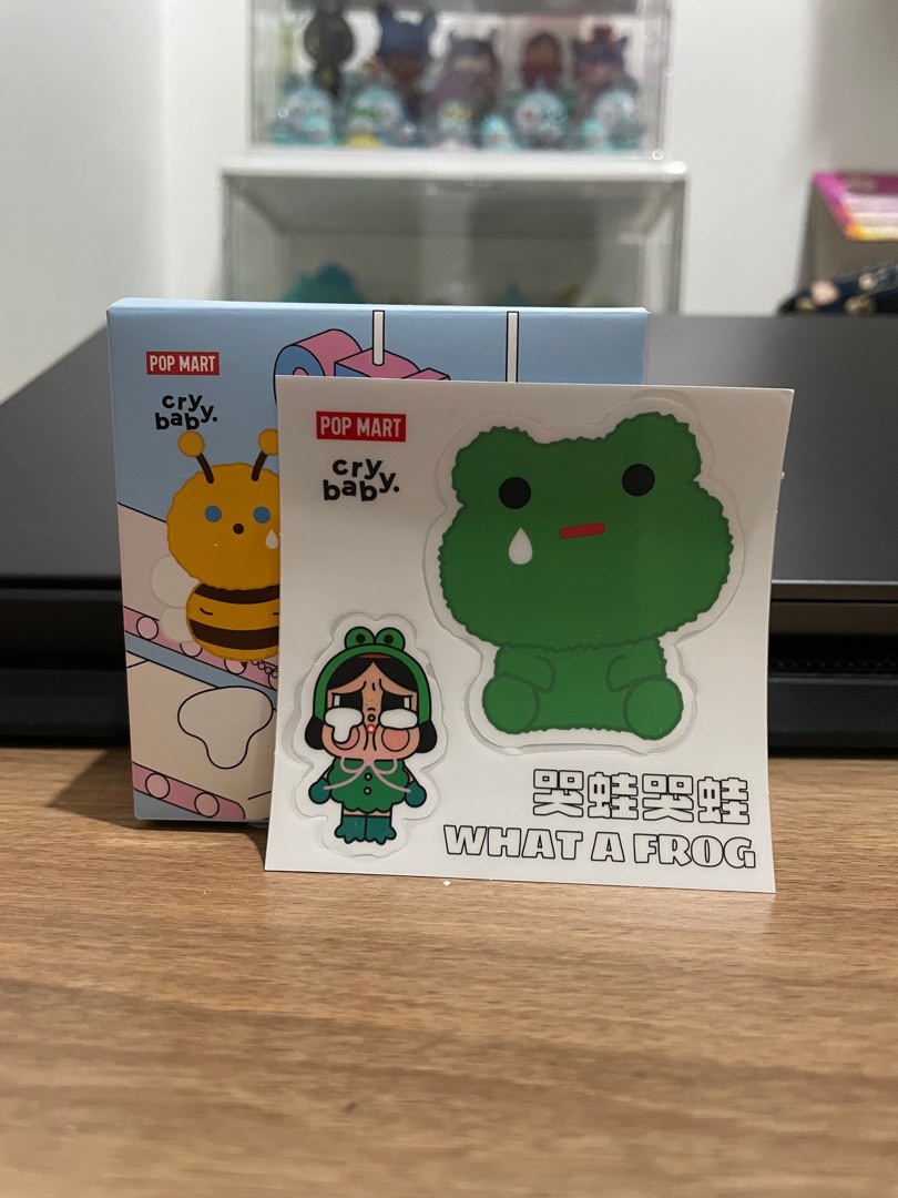 What a Frog - Cry Baby Crying Again Plush Badge, Women's Fashion ...