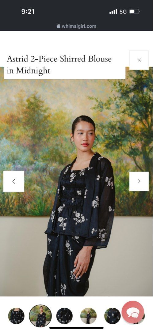 Whimsigirl Astrid one set, Women's Fashion, Muslimah Fashion, Baju ...