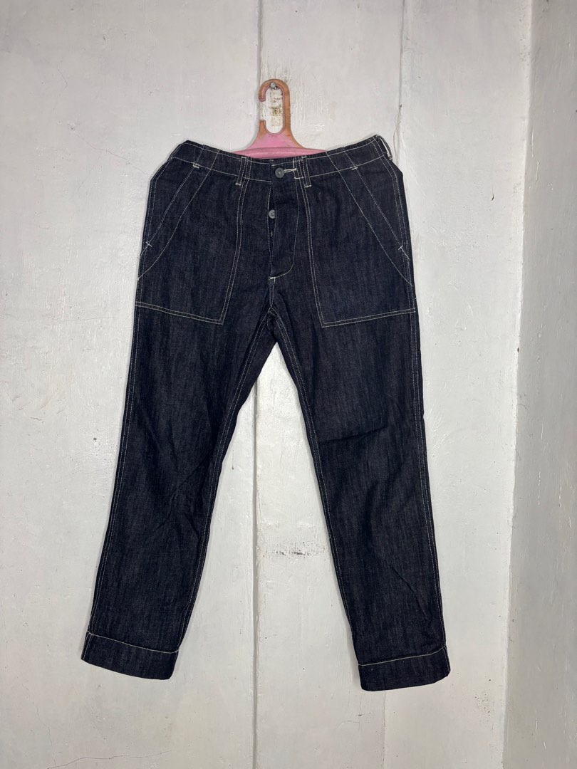 Workware Japan 3 Days Union Raw Denim US Army Pants, Men's Fashion ...