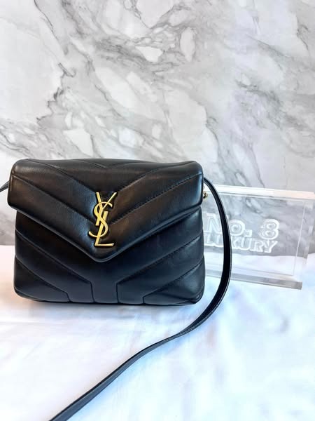YSL Black Toy Lou Lou (GHW), Luxury, Bags & Wallets on Carousell