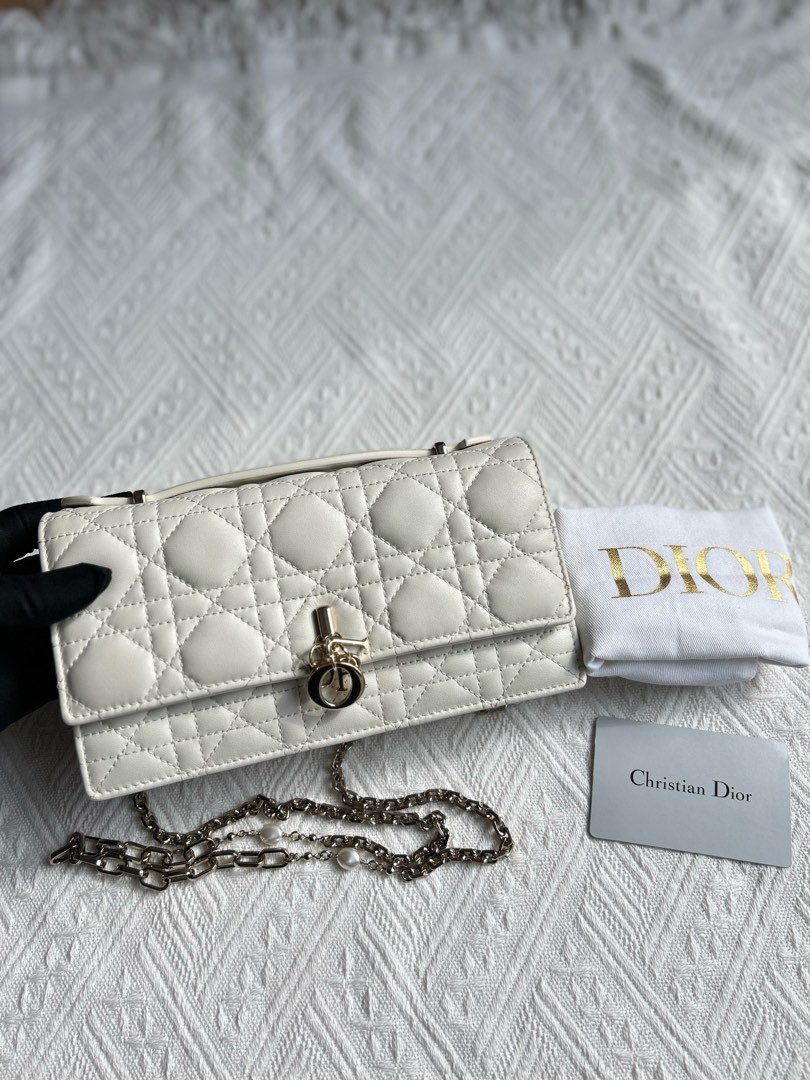 (SG Ready stock)100% authentic MY DIOR MINI BAG (2023)with Pearl ...