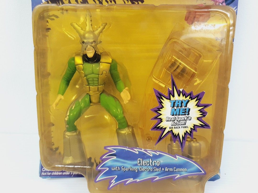 1997 ELECTRO SPIDERMAN ELECTRO SPARK SERIES TOYBIZ, Hobbies & Toys, Toys & Games on Carousell