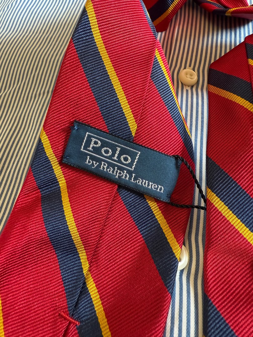 全新含吊牌 義大利製 Polo Ralph Lauren 經典條紋領帶 PRL IVY PREPPY STYLE J PRESS BROOK ...