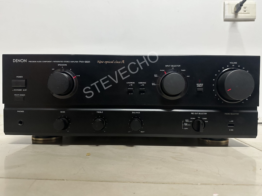 再推一台優質的台灣少見~經典 DENON PMA-980R 綜合擴大機 內部乾淨/原裝未動 A類擴大機 日本製造~, 耳機及錄音音訊設備 ...