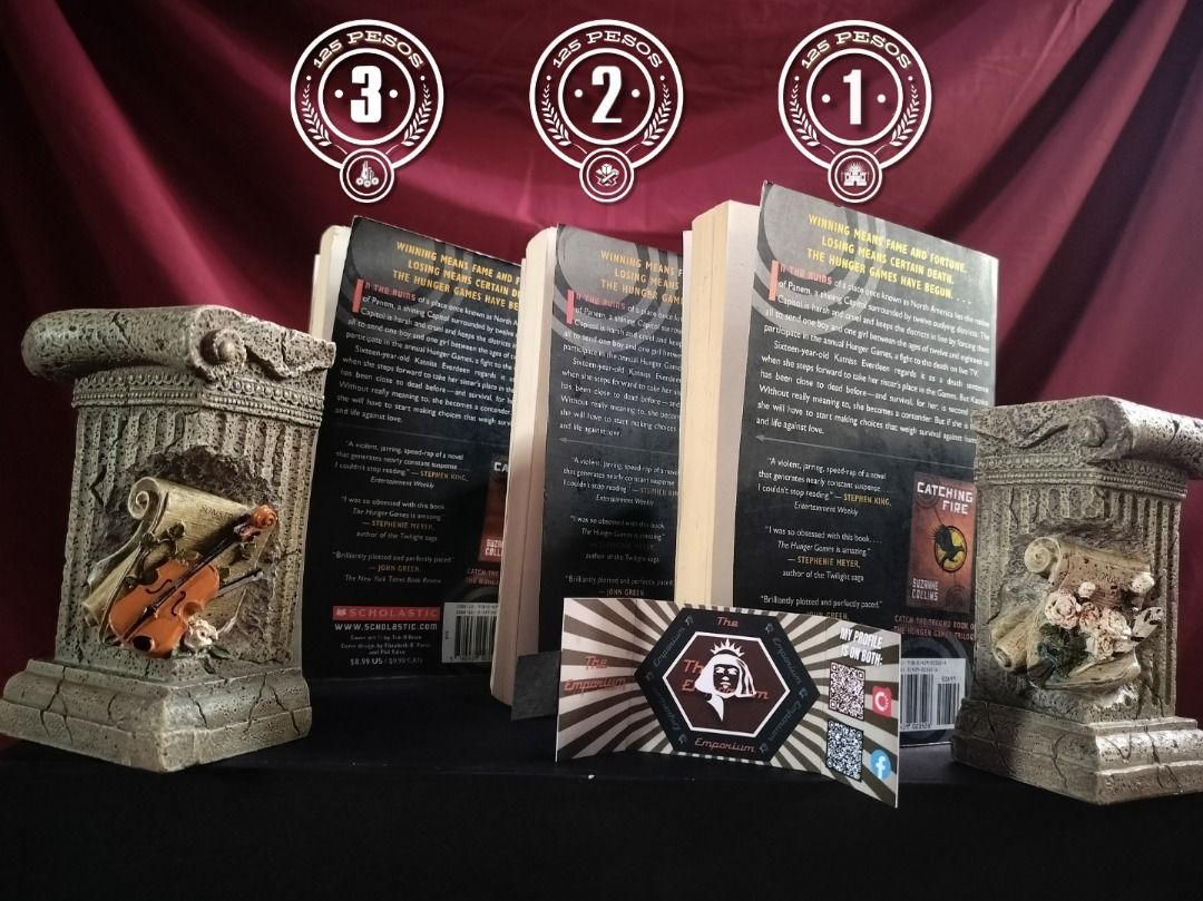 Hunger Games Scholastic Paperback (Book 1) price range (125 PHP each ...