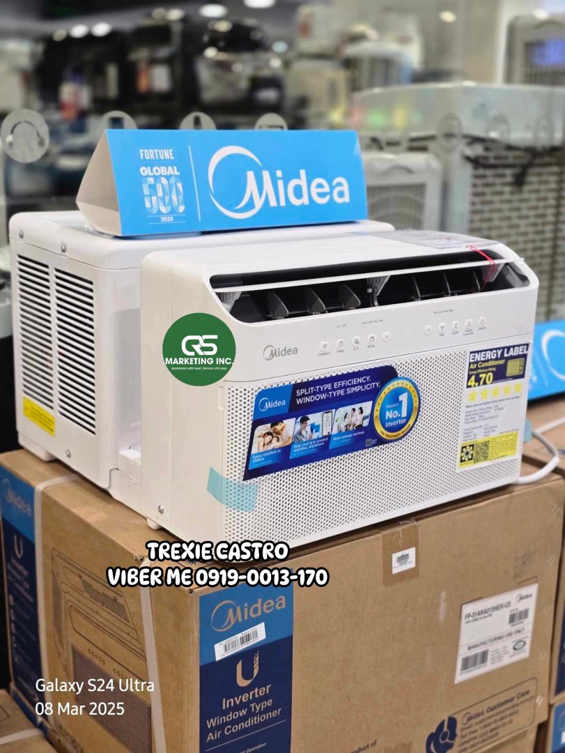 ️ MIDEA WINDOW TYPE INVERTER AIRCON BRANDNEW AND SEALED ️, TV & Home ...