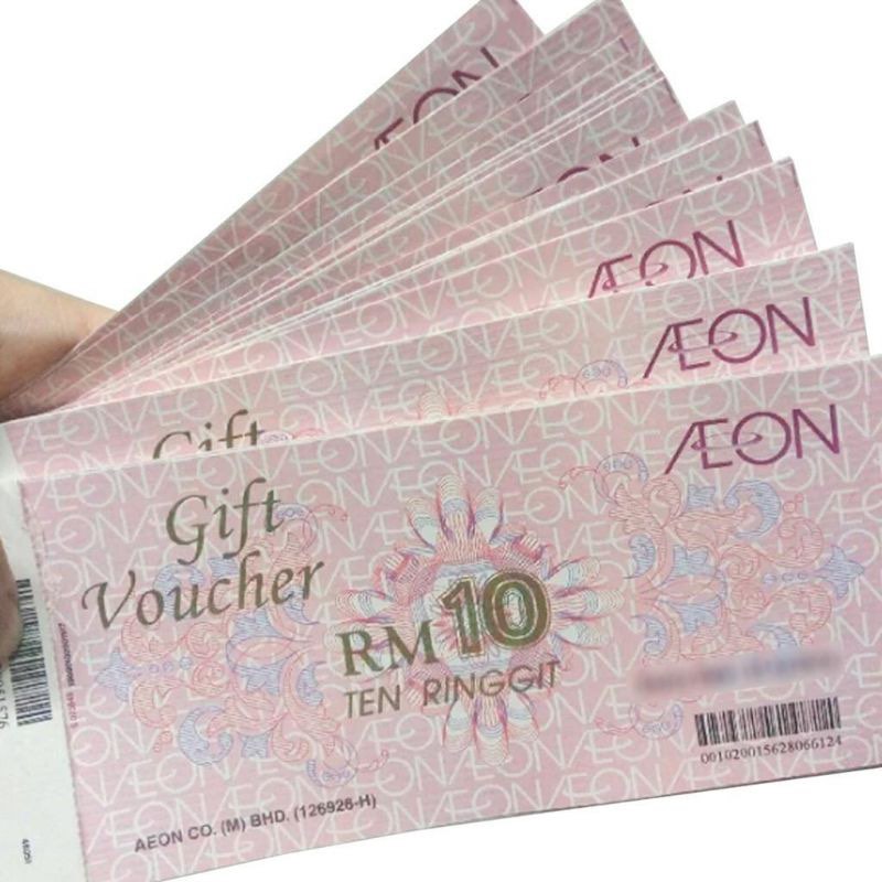 Aeon RM 10 Voucher for Raya ( Pre-Order ), Tickets & Vouchers, Vouchers on Carousell