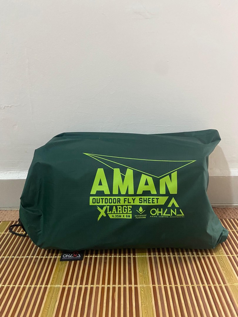 Aman PU3000 XL Size Flysheet, Sports Equipment, Hiking & Camping on ...