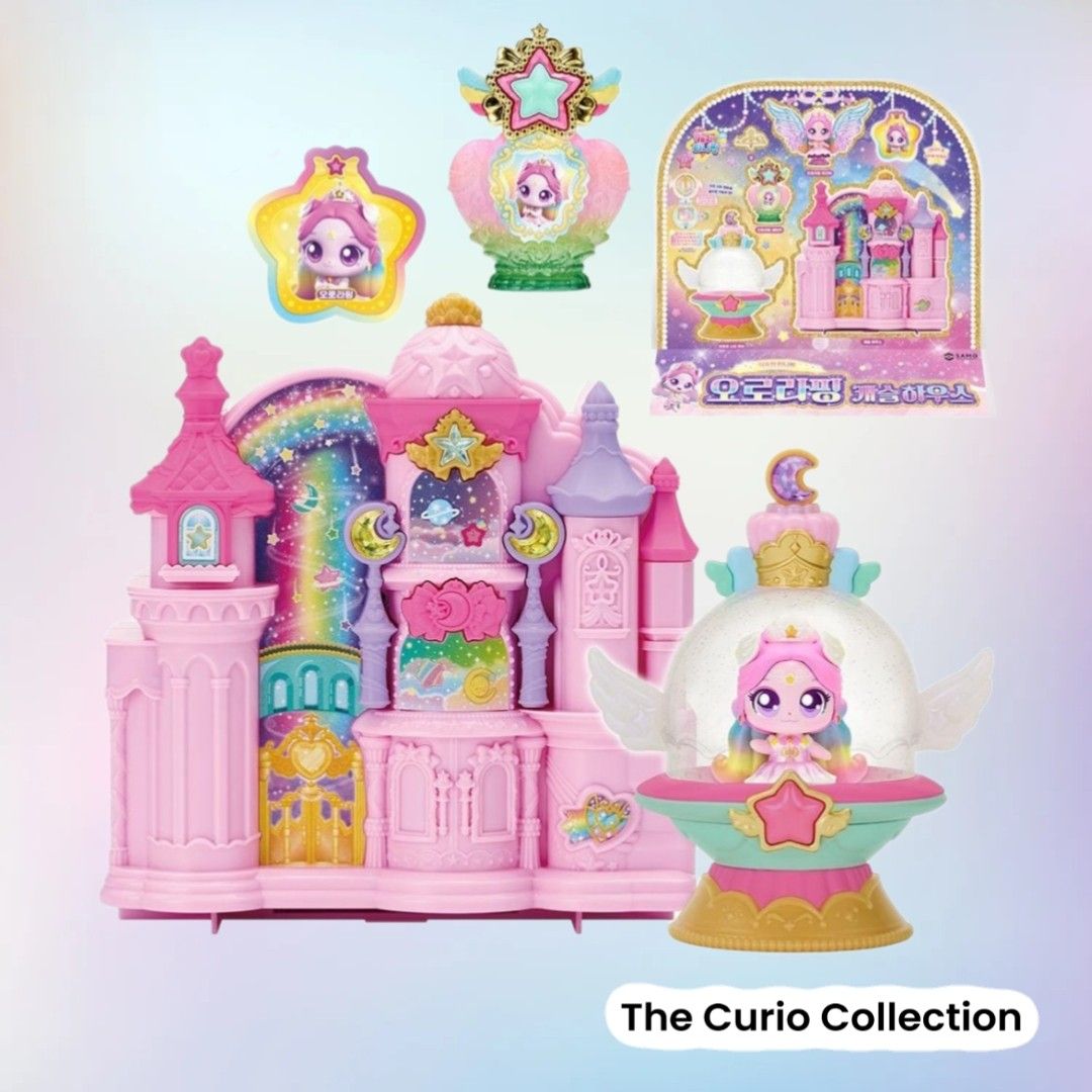 Catch! Teenieping Auroraping Castle Toy, Hobbies & Toys, Toys & Games ...