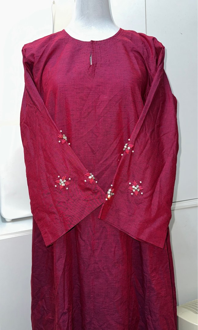 Bak Tailor Baju Kurung Pesak Pahang, Women's Fashion, Muslimah Fashion ...