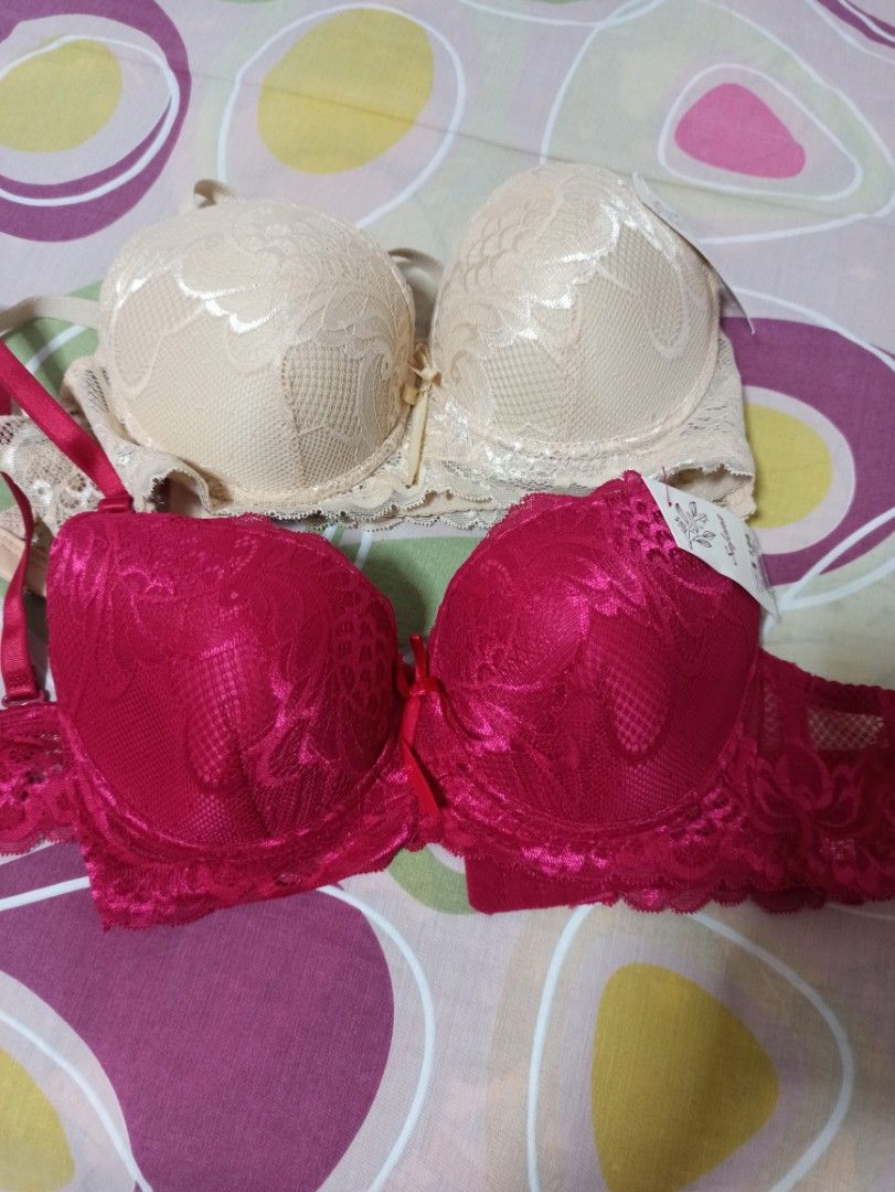 BN RED and Beige Bra size 36 / B80 ( Take both FREE tracking mail ...
