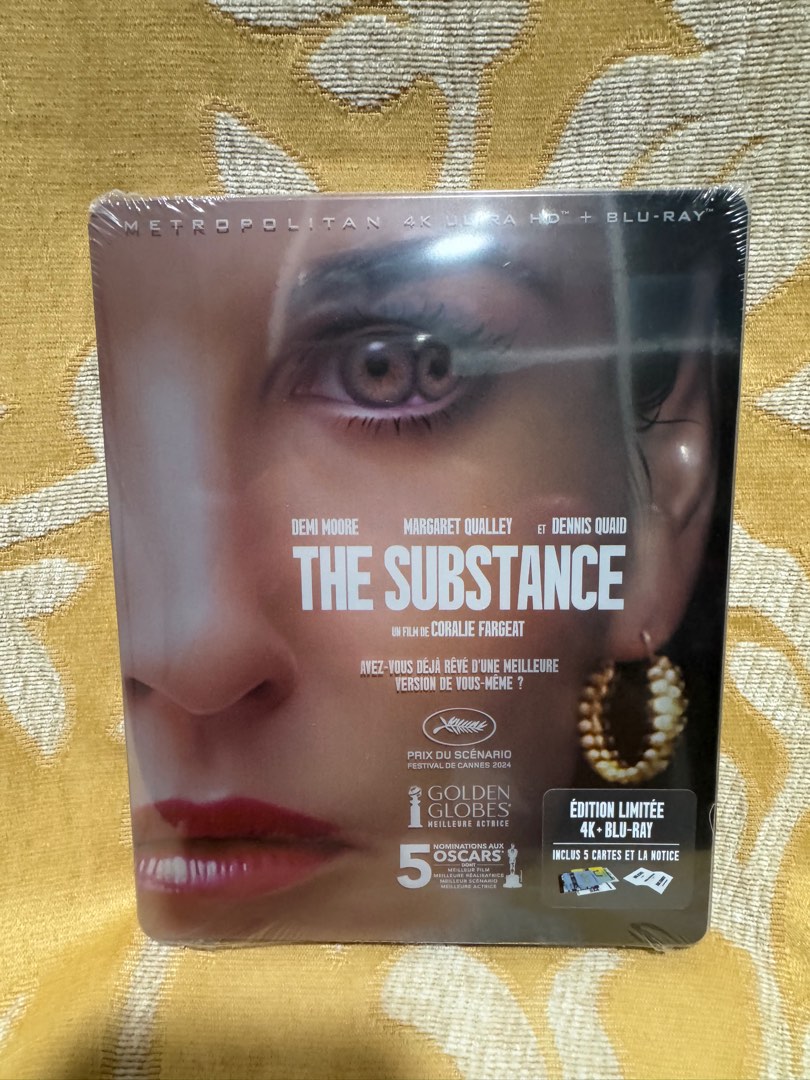 Brand New Sealed The Substance 4K + Blu-ray Limited Edition Steelbook ...