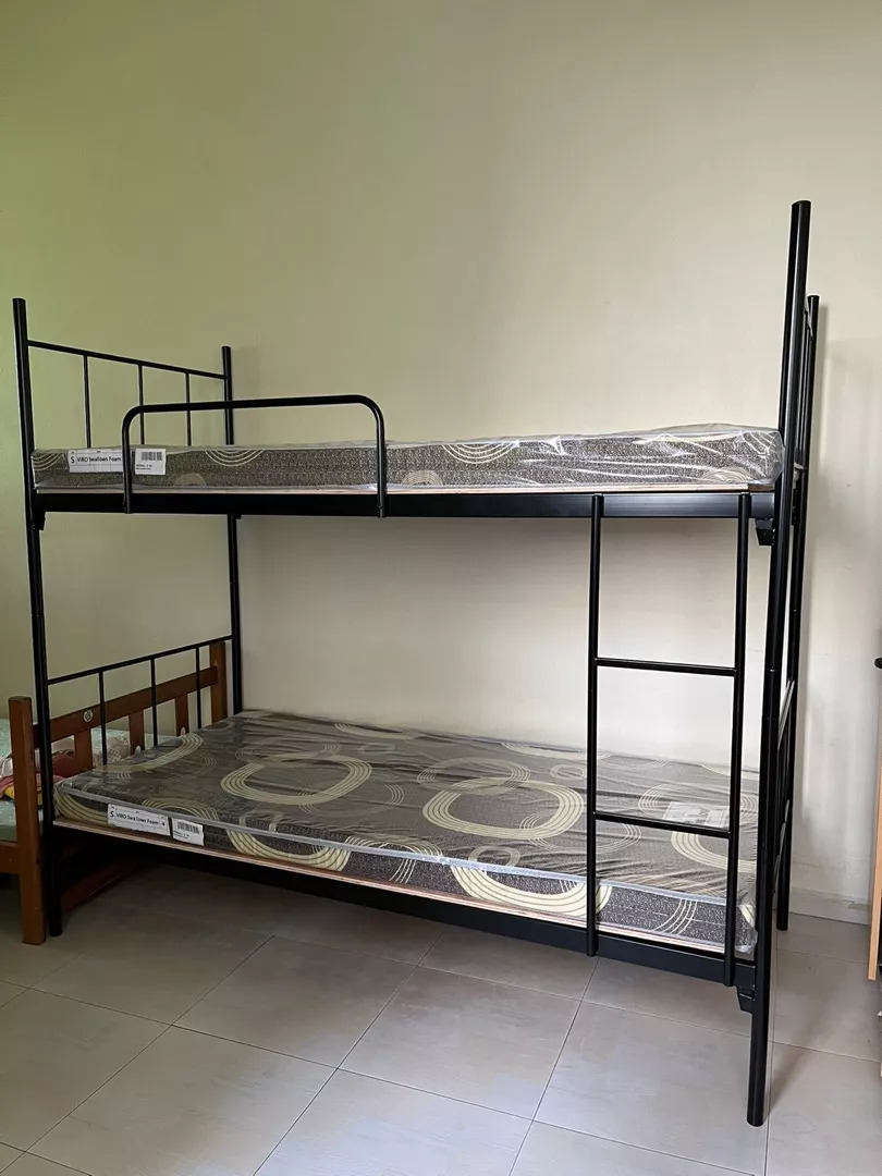 Brand New Sets Double Decker Single Bed Frame with Add-on Option for ...