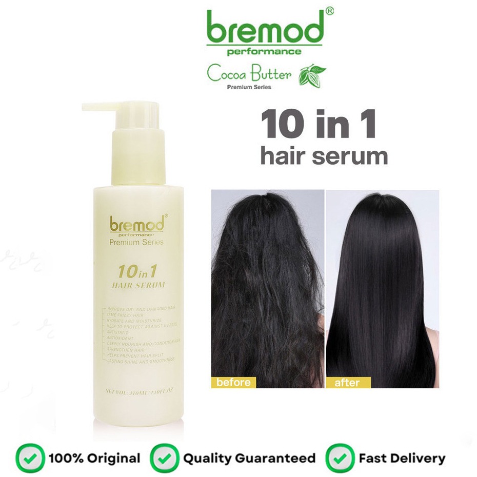 Bremod Premium Series 10in1 Hair Serum Hydrate Smooth Frizz Shiny ...