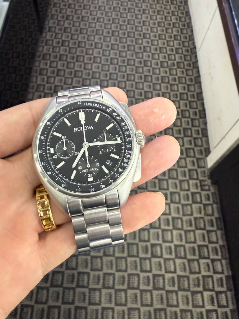 BULOVA LUNAR PILOT APOLLO 15 CHRONOGRAPH, Men's Fashion, Watches ...