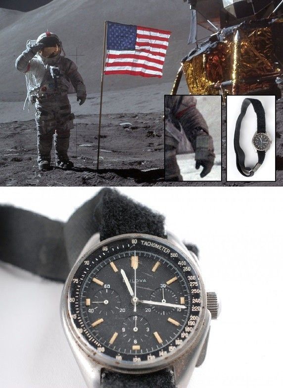Bulova Moon Watch Panda Apollo 15 Lunar Pilot Ultra High Frequency ...