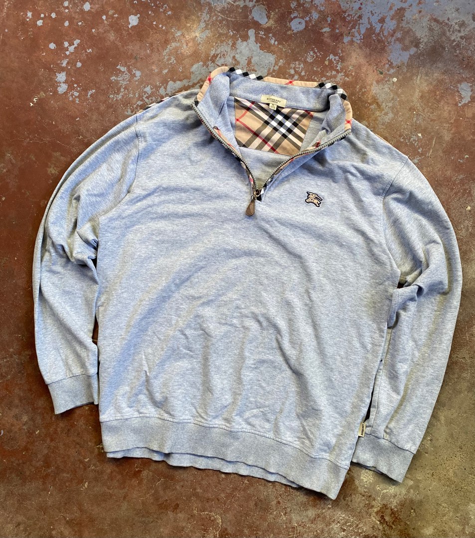 Burberry Quarter Zip, Men's Fashion, Coats, Jackets and Outerwear on ...