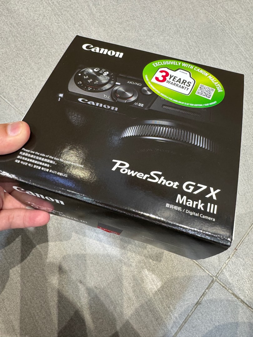 Canon PowerShot G7x Mark iii (silver) G7xm3, Photography, Cameras on Carousell