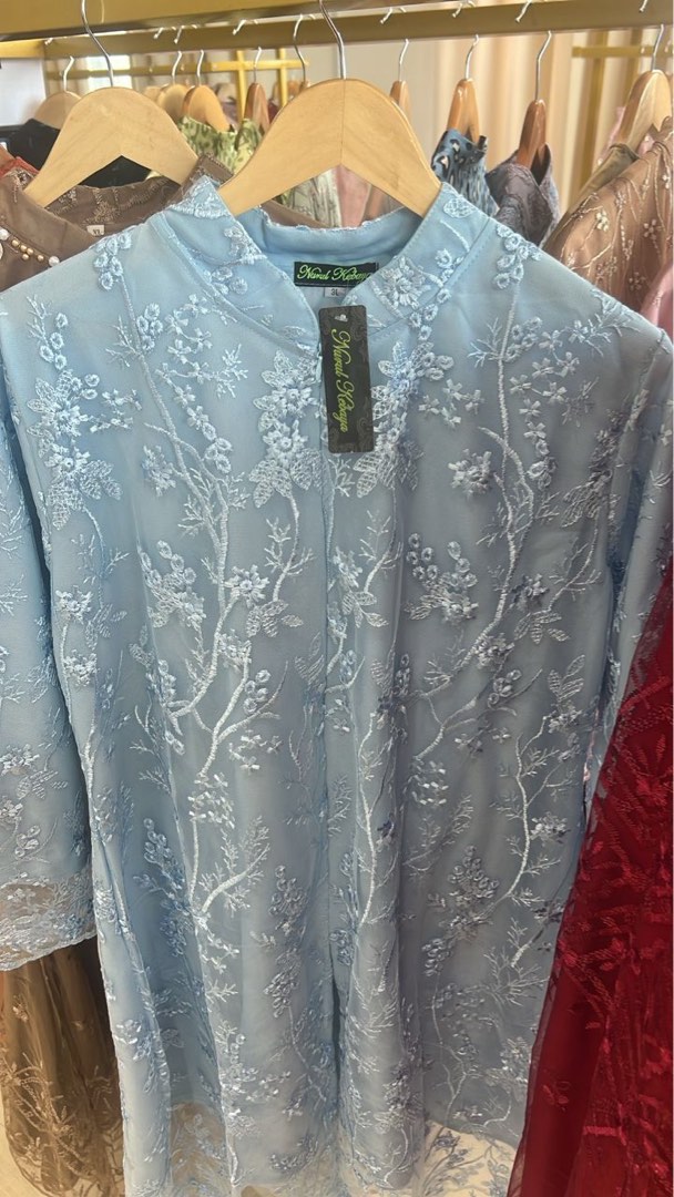 Ceo Chomel Kebarung Lace Songket, Women's Fashion, Muslimah Fashion ...