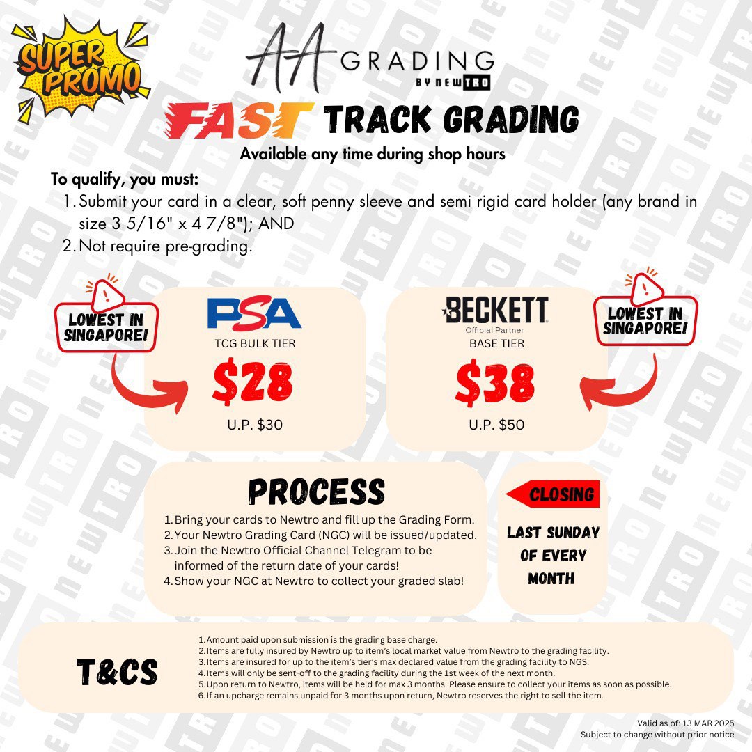 CHEAPEST PSA & BGS GRADING, Hobbies & Toys, Toys & Games on Carousell