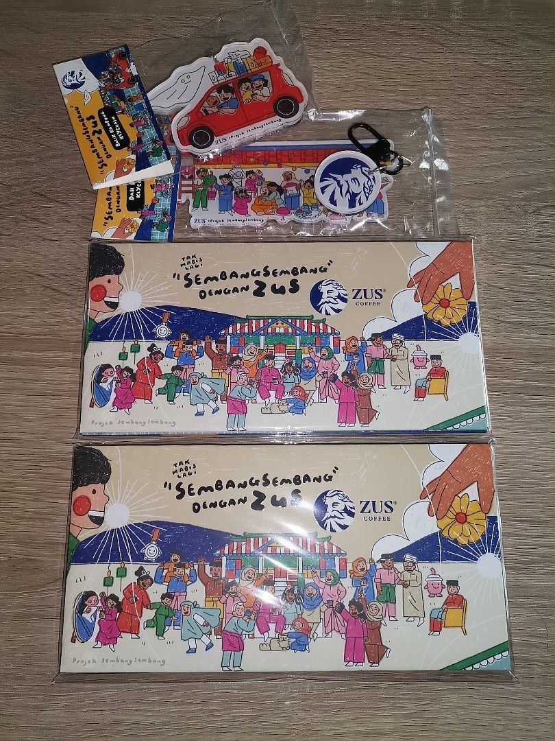 [Combo Deals] Zus Limited Edition Sampul Raya 2025 & Raya Keychain ...