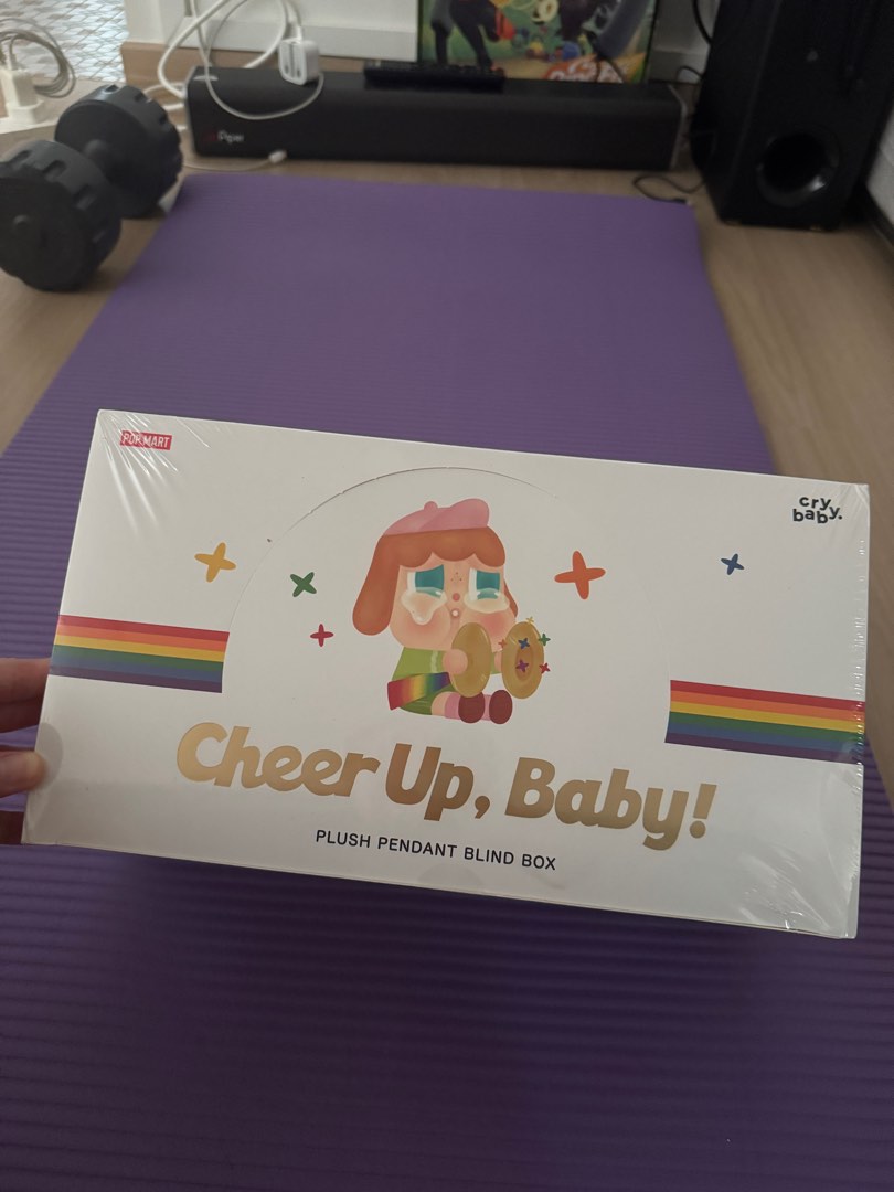 [AUTHENTIC] Crybaby Cheer Up Baby Plush Pendant Blind Box, Hobbies ...