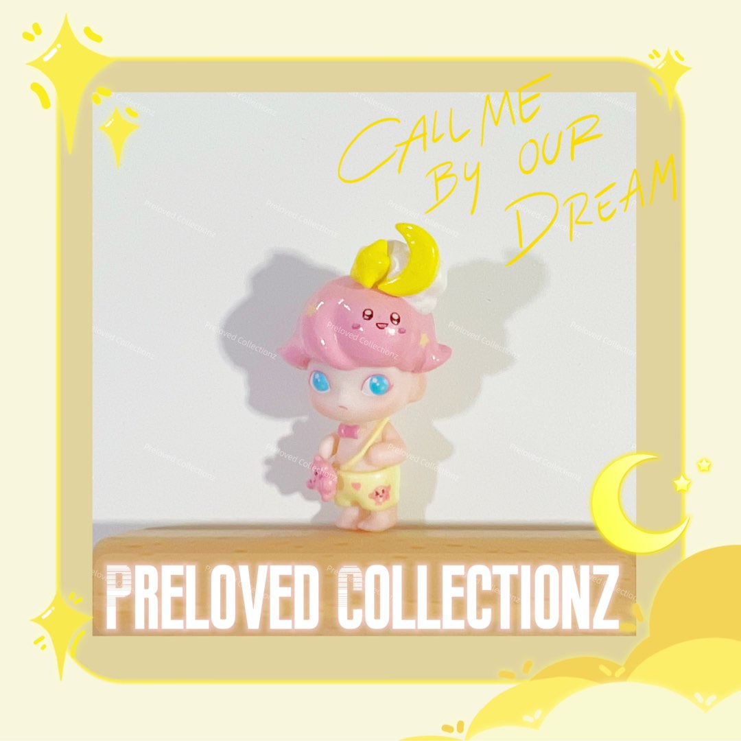 Cute Dimoo Baby with Moon, Star and Cloud on his Pastel Hair Mini ...