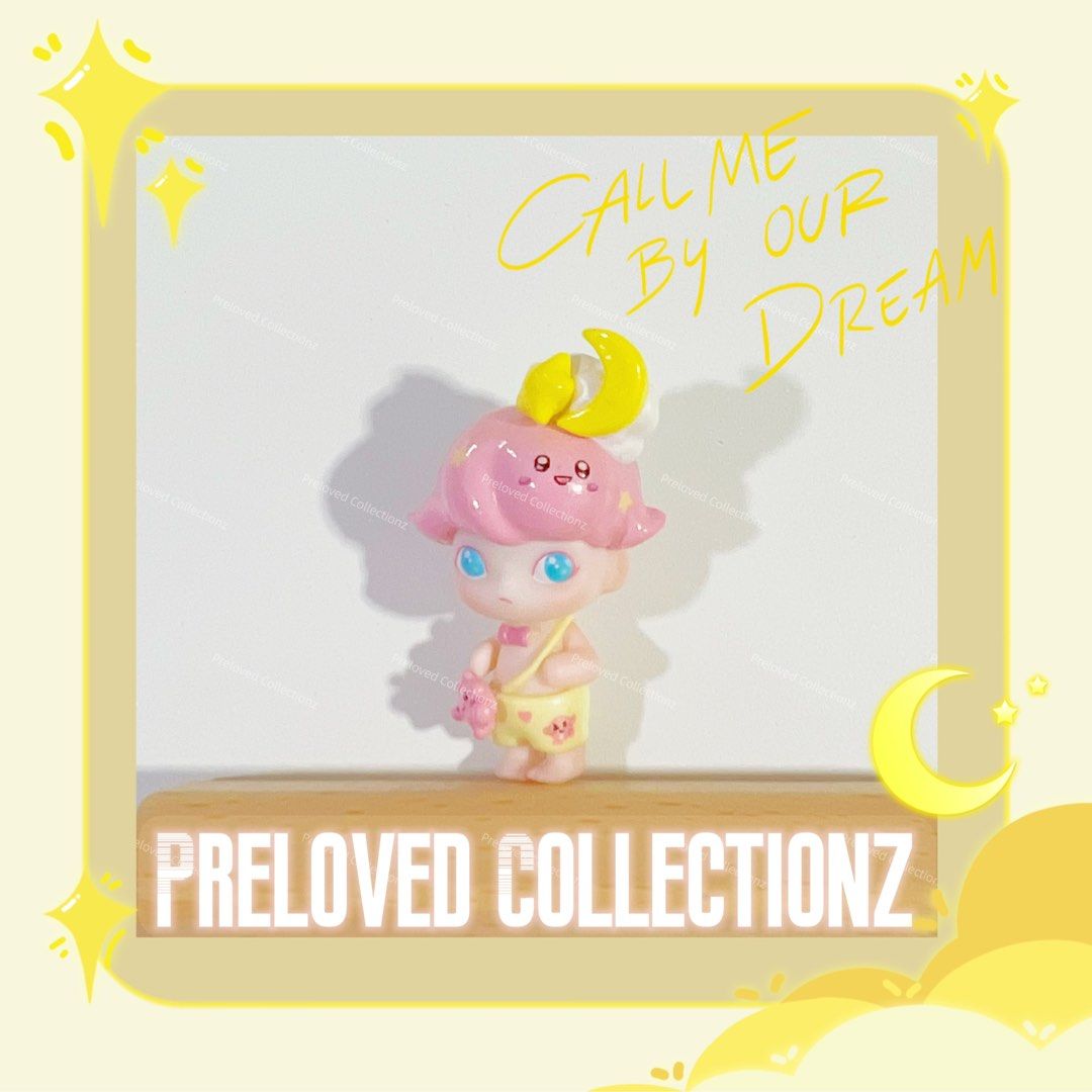 Cute Dimoo Baby with Moon, Star and Cloud on his Pastel Hair Mini ...