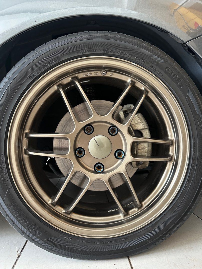 Enkei Ame Tracer 17 inch, Auto Accessories on Carousell