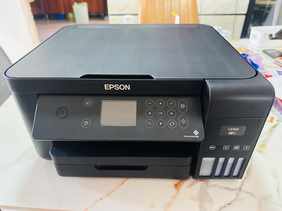 Epson L6160 Wi-Fi & Ethernet Duplex All-in-One Ink Tank Printer Multi ...