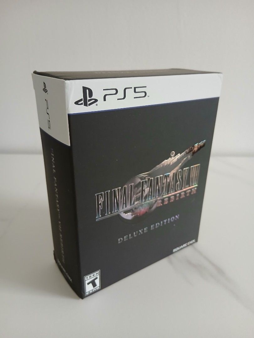 FF7 Rebirth Deluxe Edition PS5 with FREE Prequel Hardcover Book, Video ...