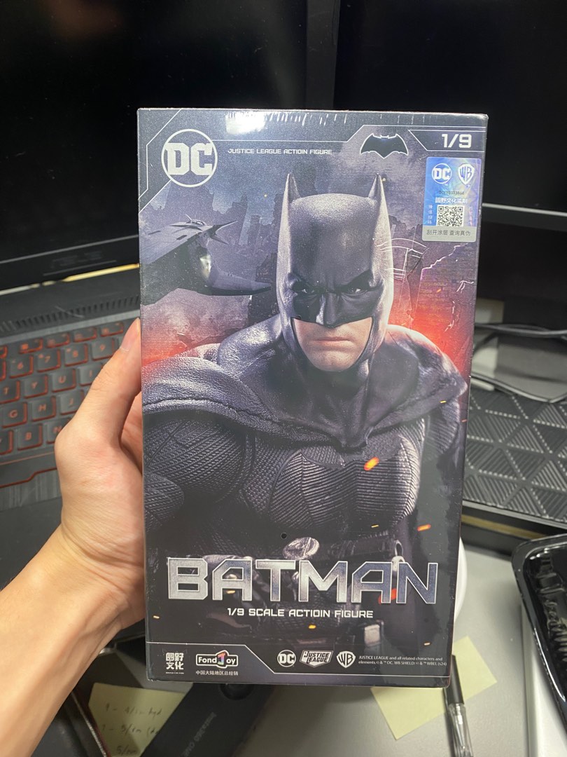 DC Official FONDJOY toys 1/9 Batman Ben Affleck Justice League action ...