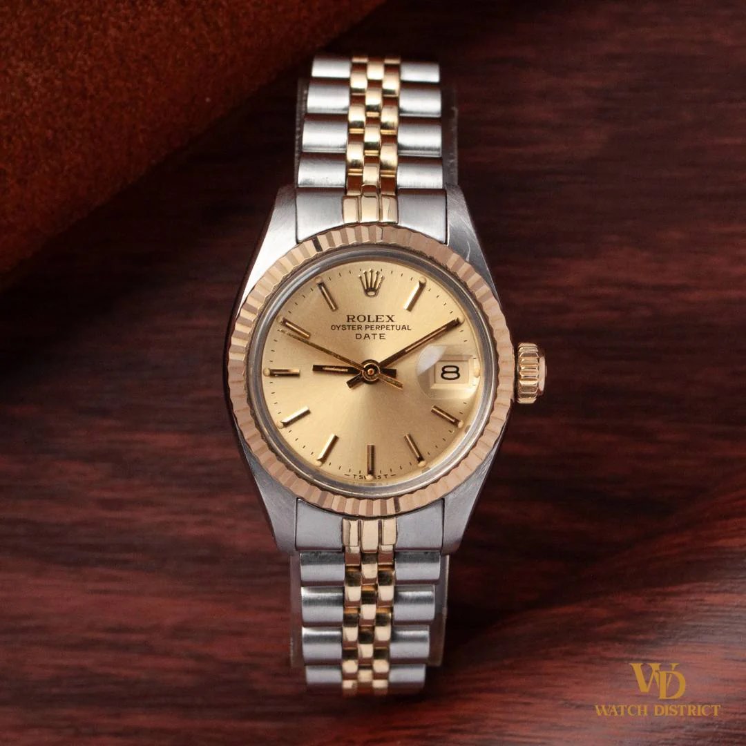 Fully Serviced 1980 26mm Rolex Two-Tone Gold Lady Datejust 6917 ...