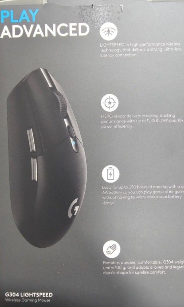 G304 Wireless Gaming mouse, Computers & Tech, Parts & Accessories, Mouse & Mousepads on Carousell