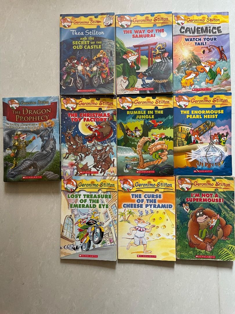 Geronimo Stilton Book Collection - Adventure Series for Kids - Bulk ...