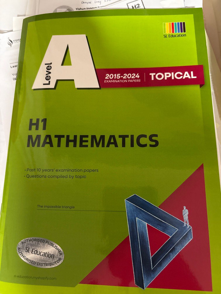 H1 MATH 2024 TOPICAL TYS, Hobbies & Toys, Books & Magazines, Assessment ...