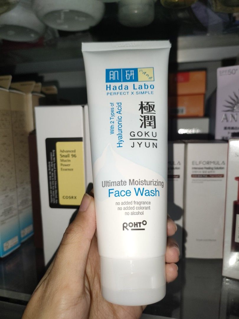 HADA LABO Gokujyun Ultimate Moisturizing Face Wash 100ml Sabun Cuci Muka, Kesehatan & Kecantikan ...