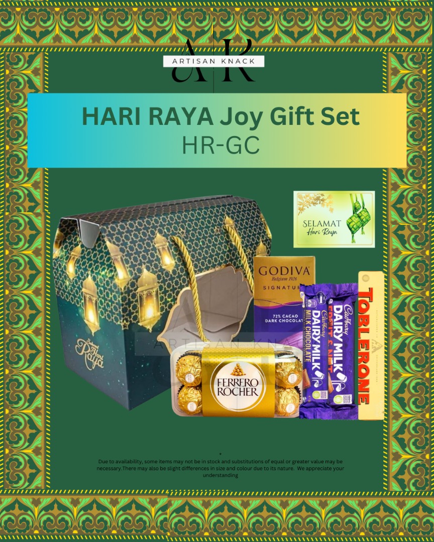 [HARI RAYA Gift Box] HARI RAYA Joy Gift set HR-GC (HALAL) - Comes with ...