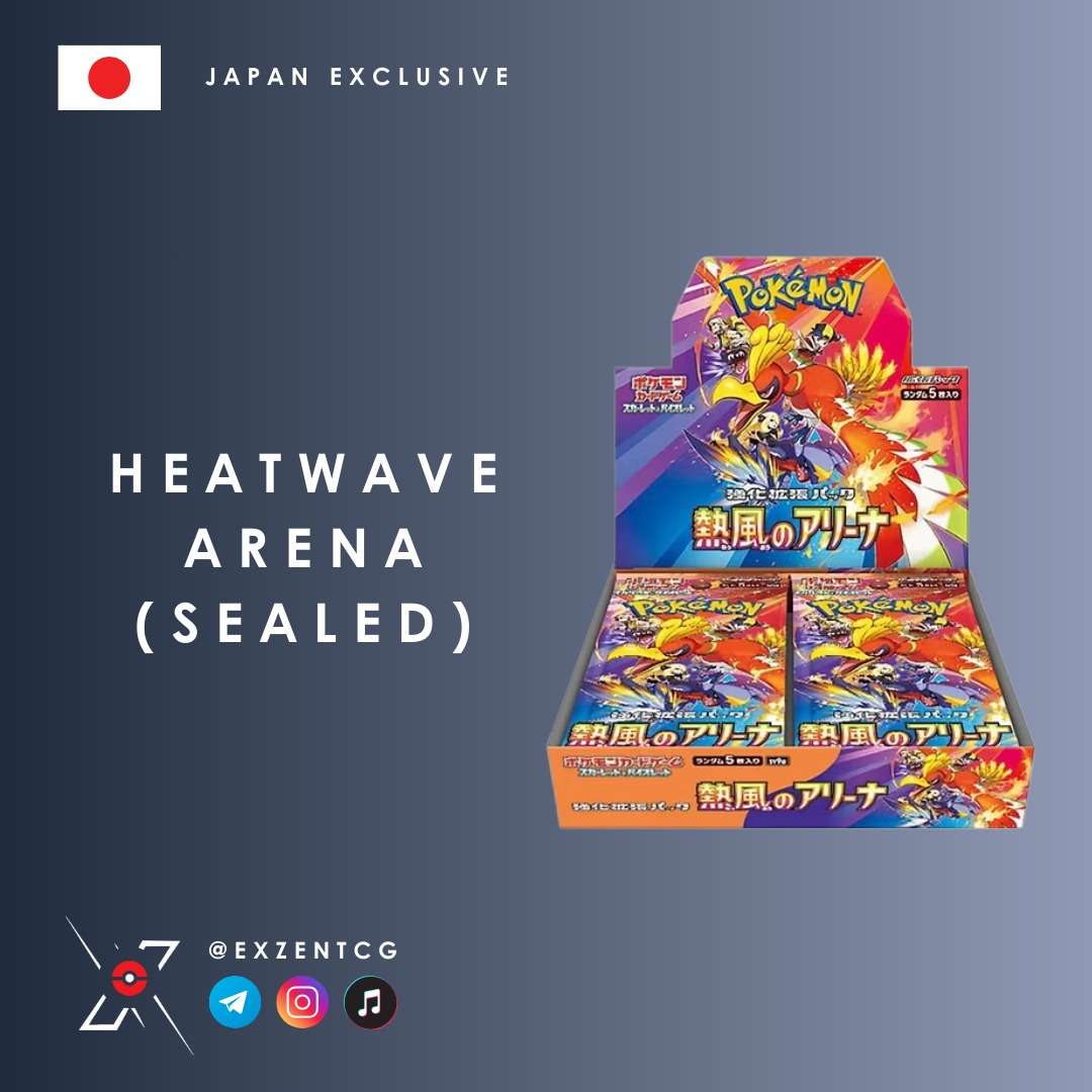 Pokemon Heatwave Arena Booster Box, Hobbies & Toys, Memorabilia ...