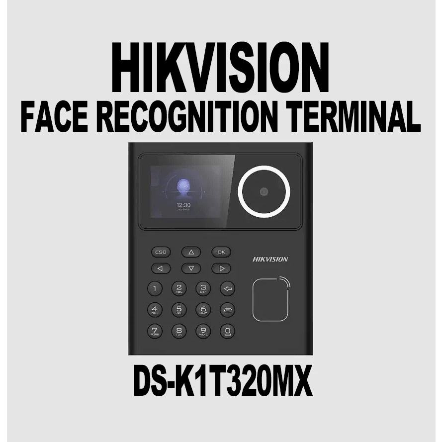 HIKVISION DS-K1T320MX Face Scan Recognition Terminal, Furniture & Home ...