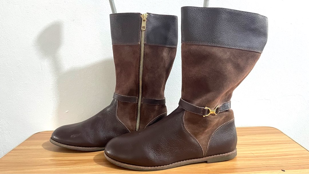 Janie and Jack The Leather Equestrian Riding Boot, Women's Fashion ...