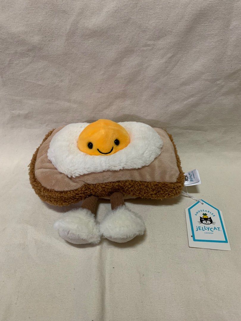 Jellycat Egglantine Egg on Toast, Hobbies & Toys, Toys & Games on Carousell