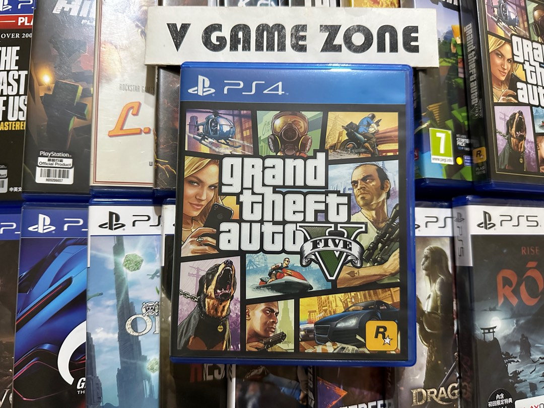 PS4 PS5 GTA 5 GTA V GTA5 | Used Games | Original CD | Physical Game ...