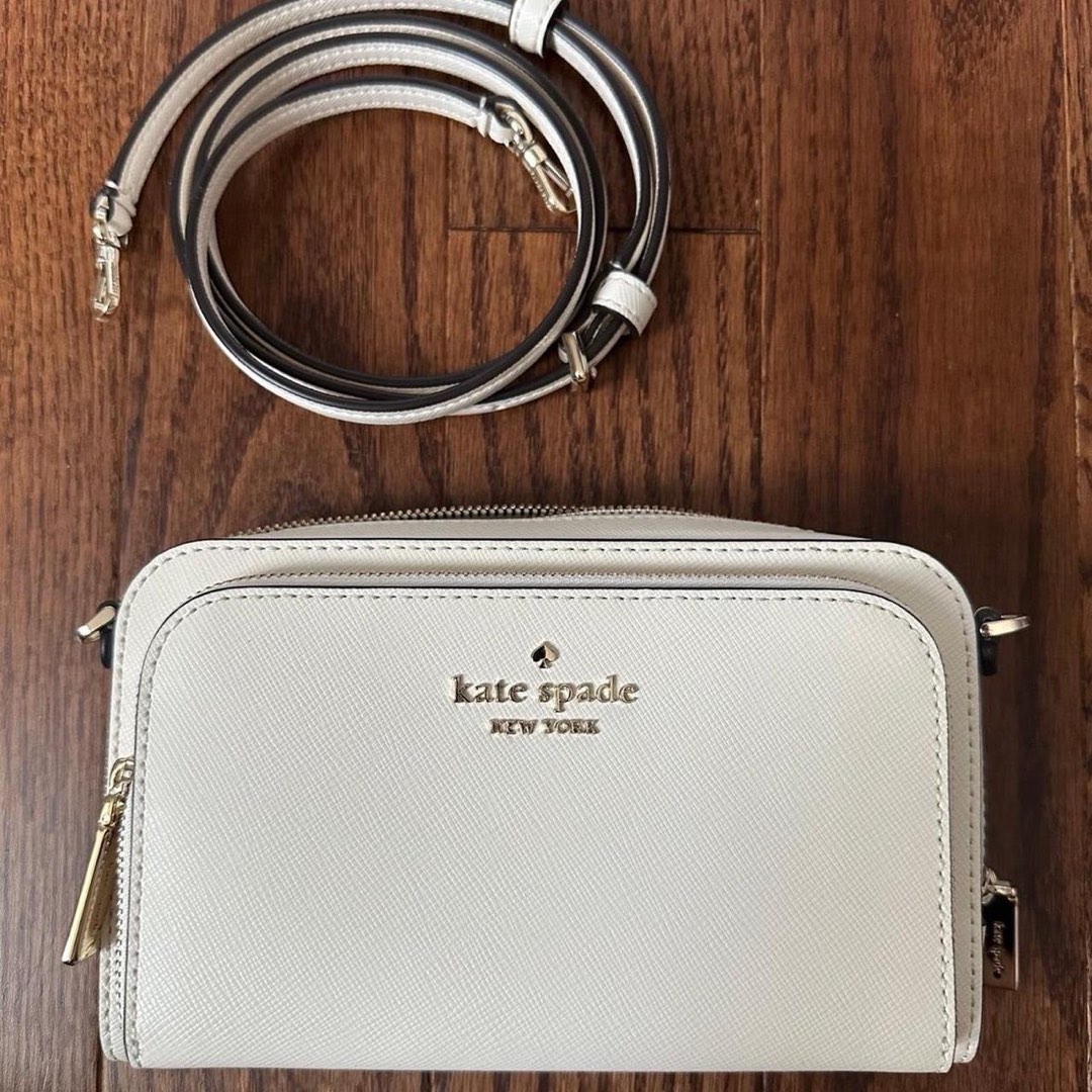 RUSH SALE KATE SPADE DUAL ZIP CROSSBODY BAG, Women's Fashion, Bags ...