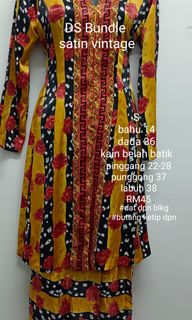 Vintage Kebaya, Women's Fashion, Muslimah Fashion, Baju Kurung & sets ...