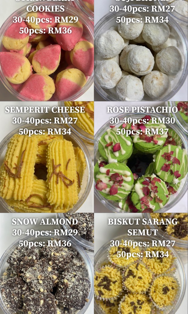 Kuih Raya, Food & Drinks, Homemade Bakes on Carousell